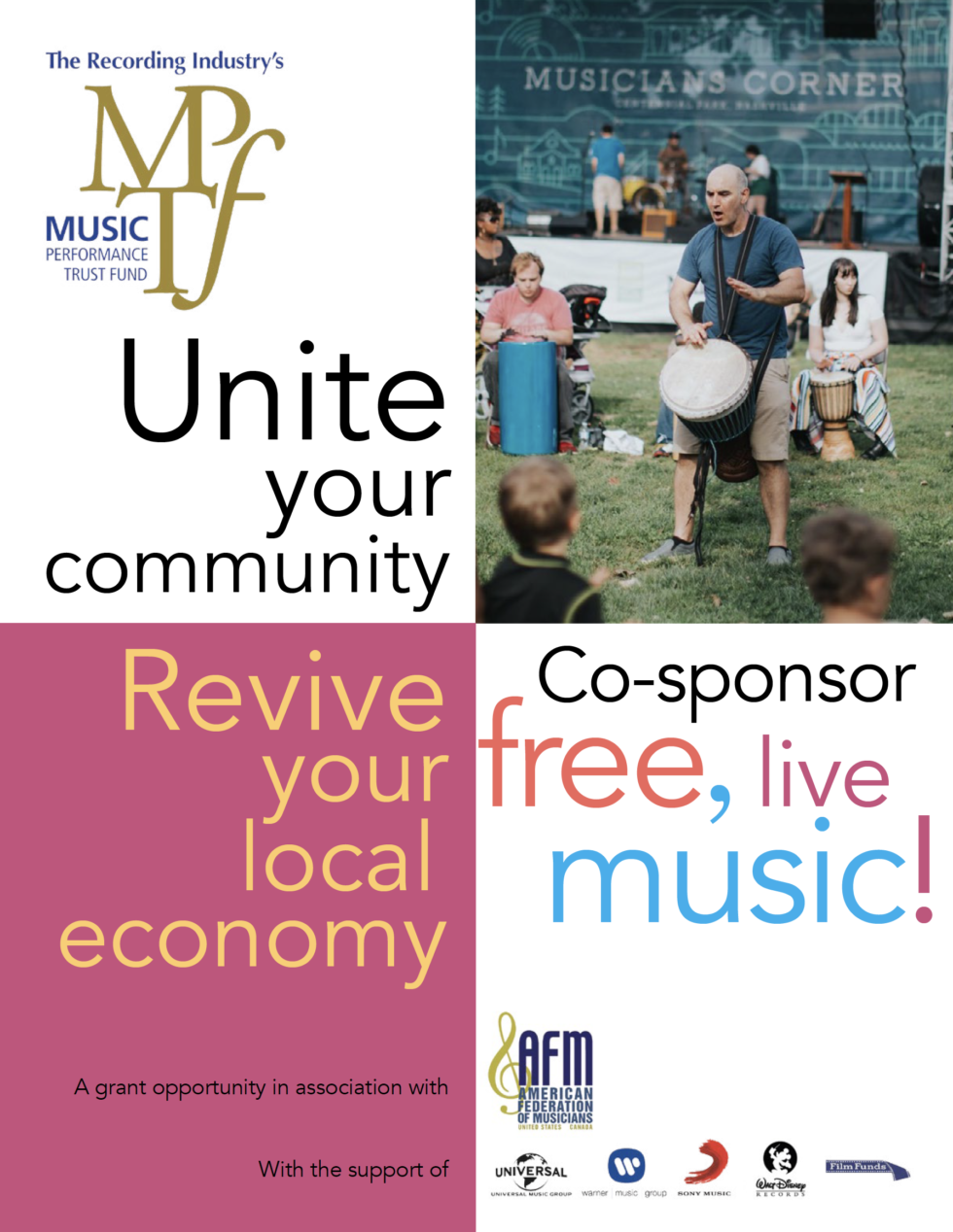 co-sponsorship information - The Music Performance Trust Fund